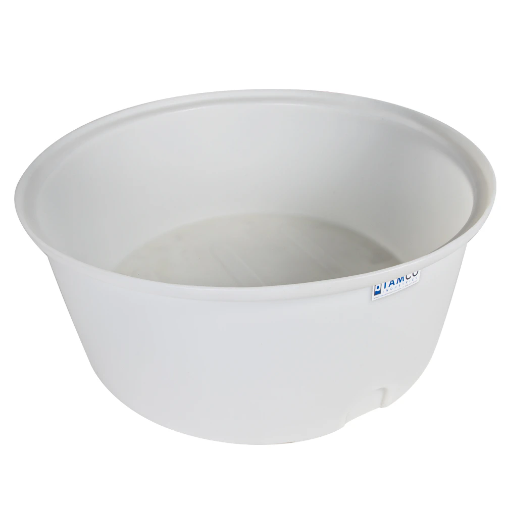 50 Gallon Black Oval Tamco® Containment Tank - 50-1/2" L x 32-1/2" W x ...