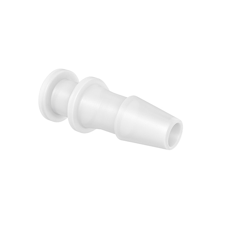1/4" Hose Barb Natural Polypropylene Class 7 Cleanroom Insert Plug ...