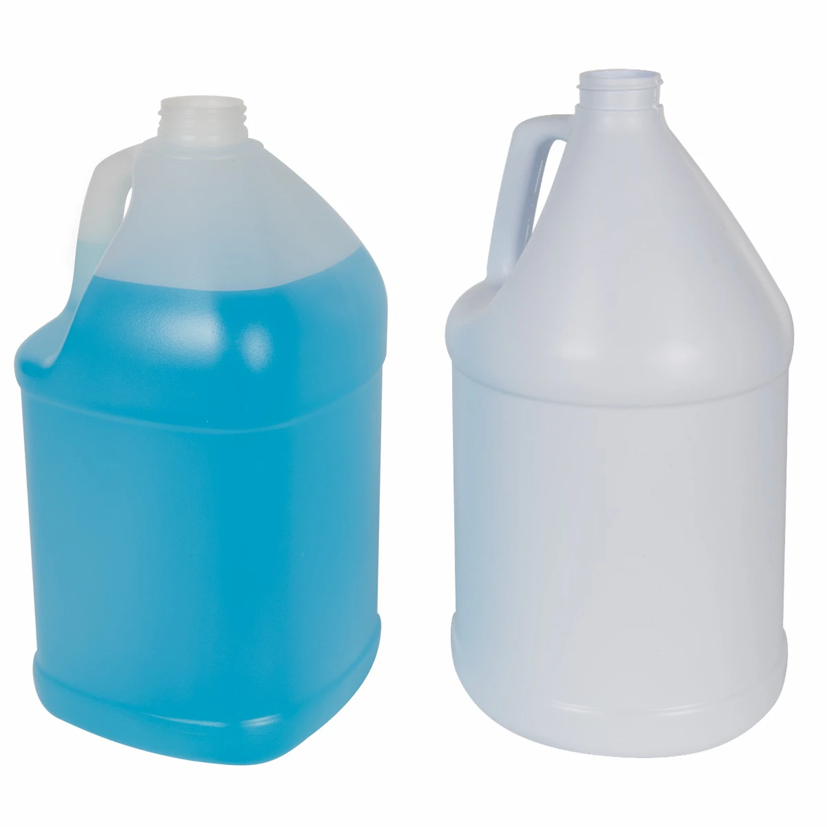 Industrial Round & Square Jugs with Caps | U.S. Plastic Corp.