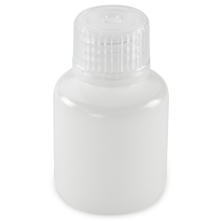 30mL Diamond® Essentials™ Natural HDPE Round Narrow Mouth Economy Bottle with 20mm Cap | U.S ...