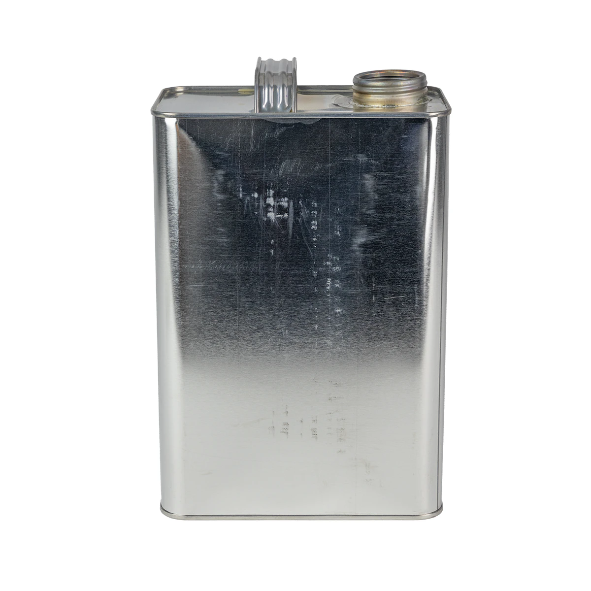 1 Gallon Metal F-Style Oblong Can with 1-3/4" Delta Neck (Cap Sold ...
