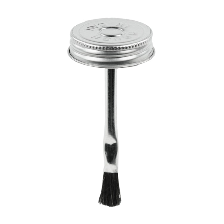 1-3/4" Metal Brush Cap #1 with 4" Long Applicator | U.S. Plastic Corp.