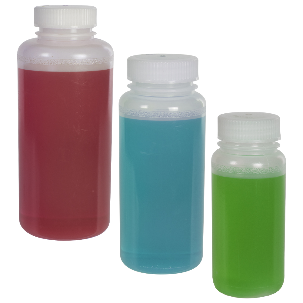 Precisionware™ LDPE Wide Mouth Bottles with Caps | U.S. Plastic Corp.