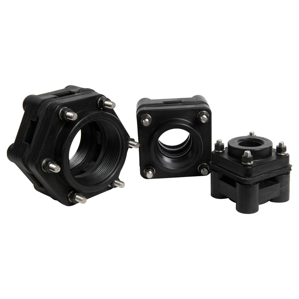 Banjo® Polypropylene Bolted "Bottom Drain" Tank Flanges | U.S. Plastic ...