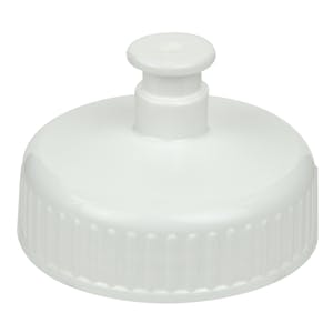 28/410 White Push-Pull Closure with 0.130" Orifice | U.S. Plastic Corp.