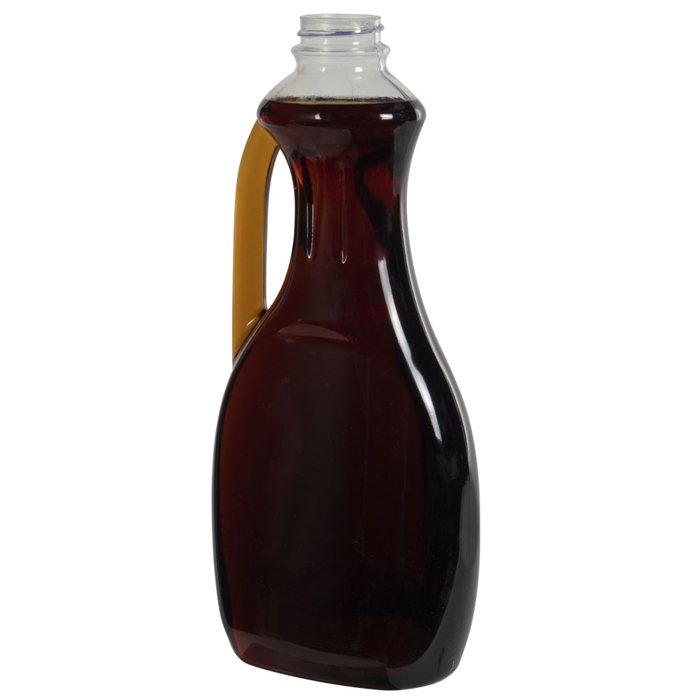 24 oz. PVC Handled Syrup Bottle with 33/400 Neck (Cap sold separately ...