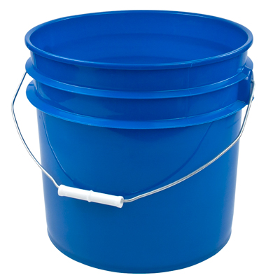 3 1 2 Gallon Blue Bucket U.S. Plastic Corp