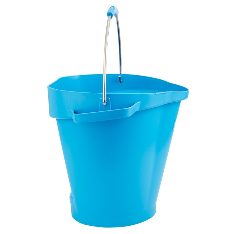 Vikan® Polypropylene Blue 5 Gallon Bucket | U.S. Plastic Corp.