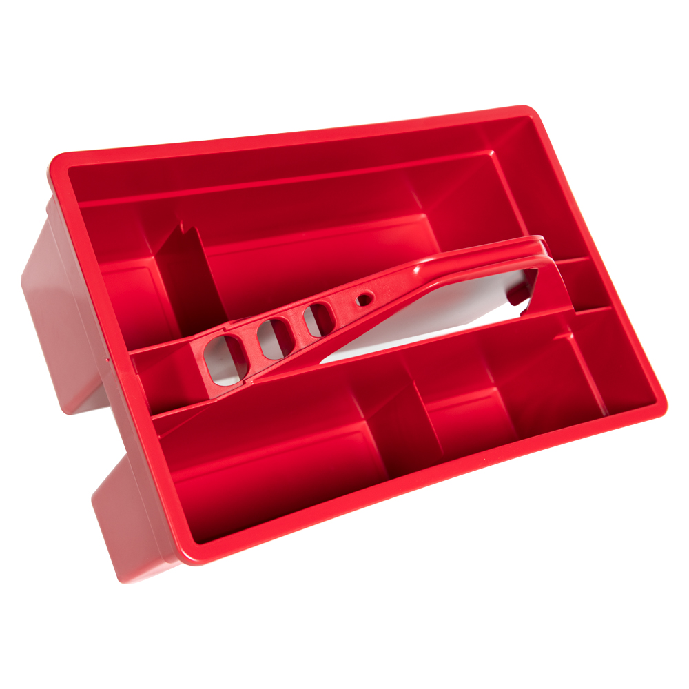 Red Tote Max Tote Caddy - 17" L x 11" W x 11" Hgt. | U.S. Plastic Corp.
