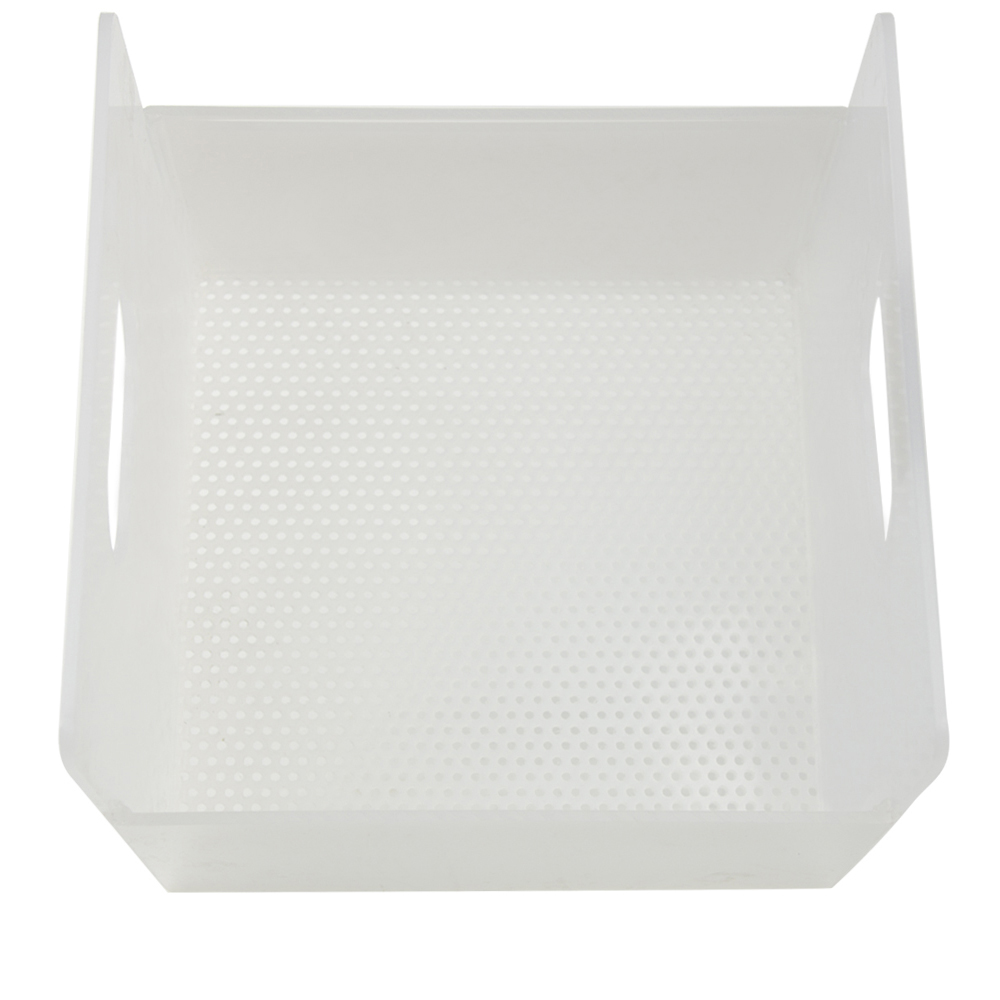 13-1/2" L x 13-1/2" W x 6" Hgt. Tamco® Rectangular Polypropylene ...