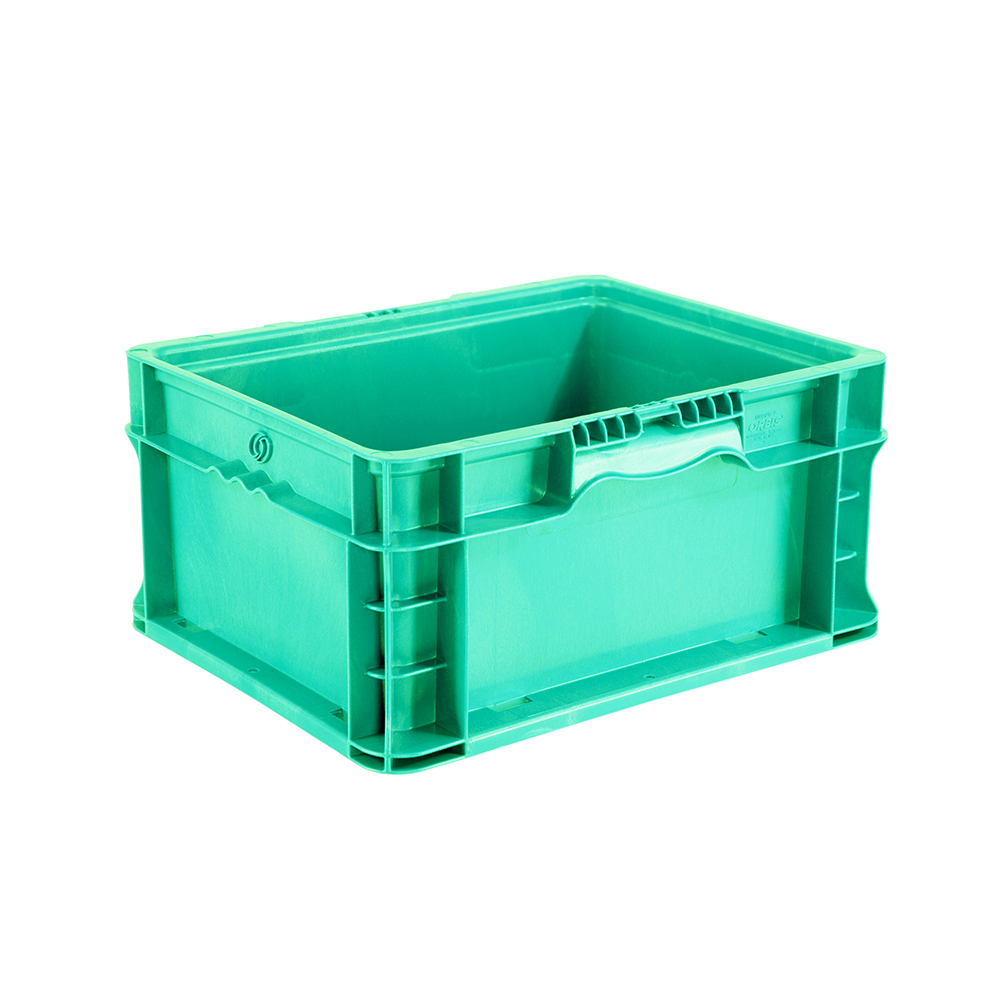 24" L x 15" W x 5" Hgt. Green StakPak Container | U.S. Plastic Corp.