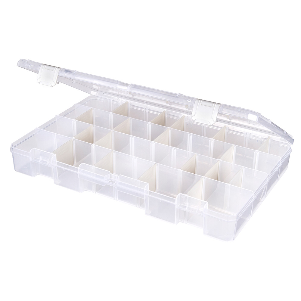 Tuff-Tainer® Polypropylene 4 Compartment Box - 13-11/16" W x 8-3/16" L ...