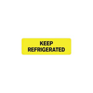 "Perishable" Rectangular Water-Resistant Polypropylene Label - 3" x 1" | U.S. Plastic Corp.