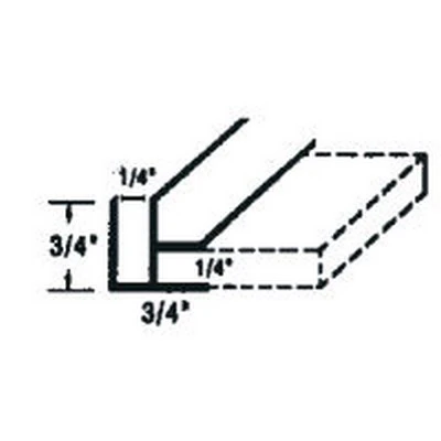Clear Two-Way Corner Channel Joiner | U.S. Plastic Corp.