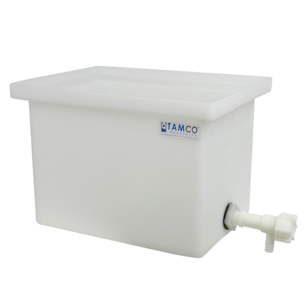 30 Gallon Heavy Duty Polyethylene Tank with Internal Flange & Spigot ...