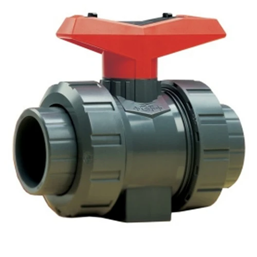 1-1/4" Threaded/Socket PVC True Union Ball Valve with FPM Seals | U.S ...